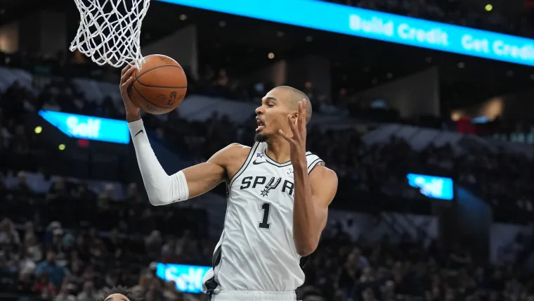 Spurs' Victor Wembanyama stats since shaving head bald are pretty much ...