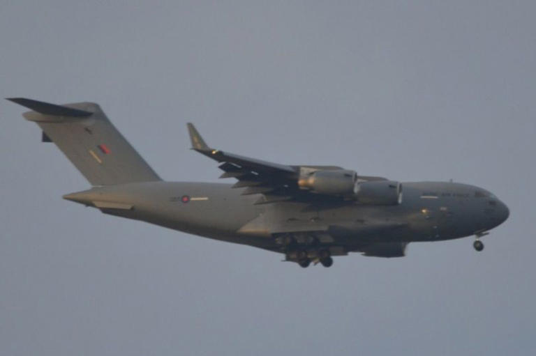 Edinburgh locals stunned as military jet flies low over homes