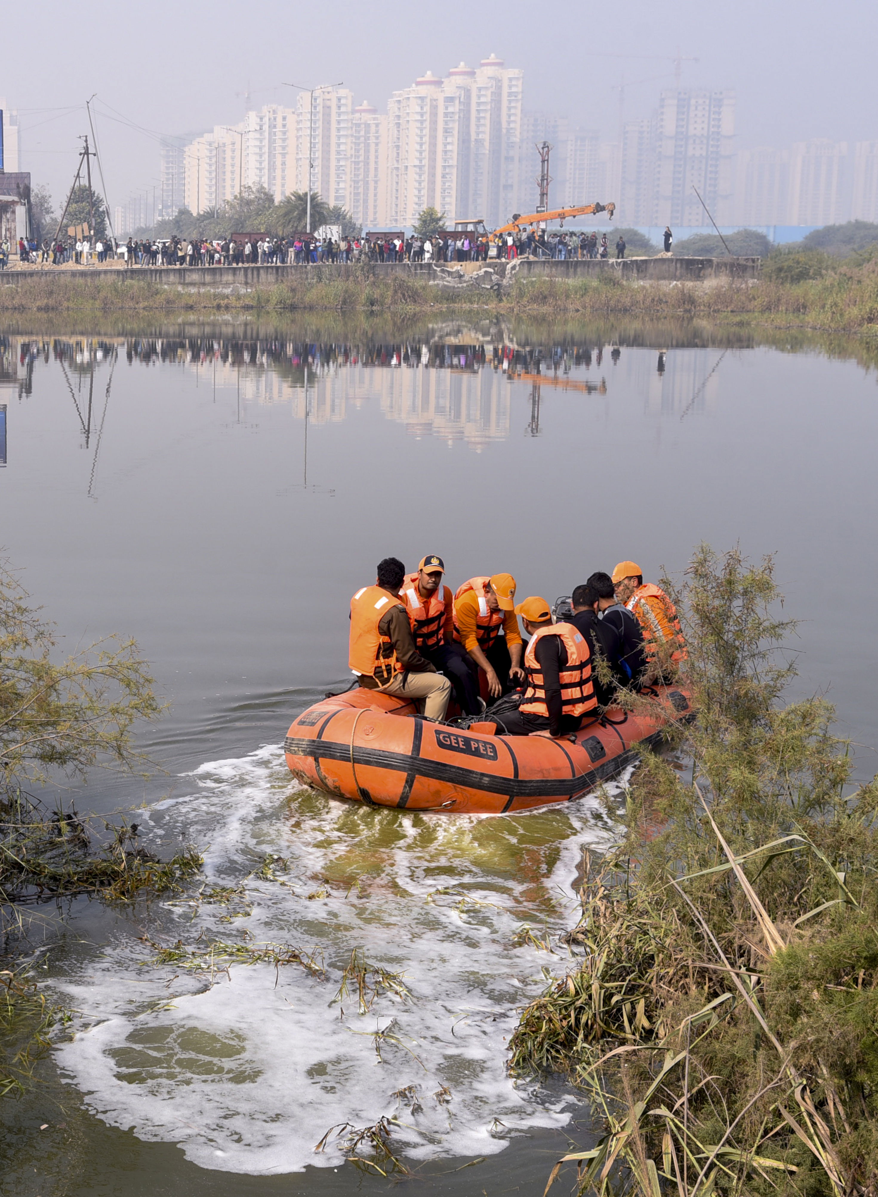 Noida techie crash: Water-filled pit visible in satellite images since 2021