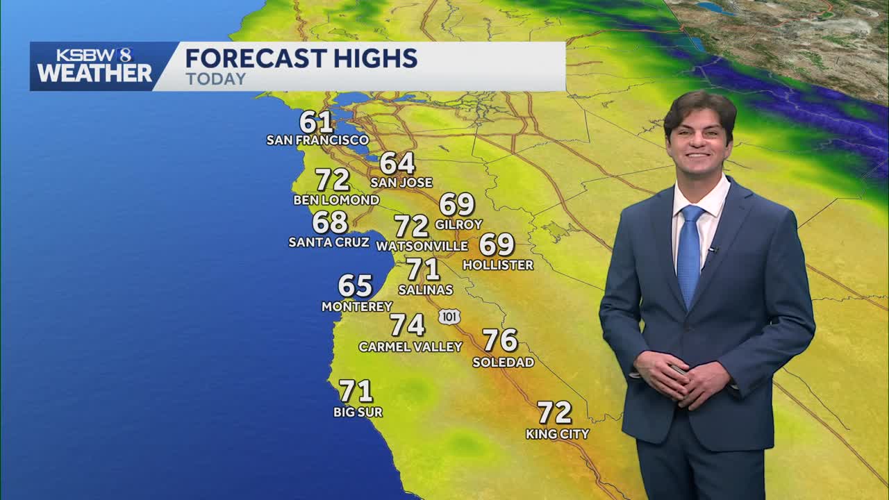 January 20th KSBW weather forecast