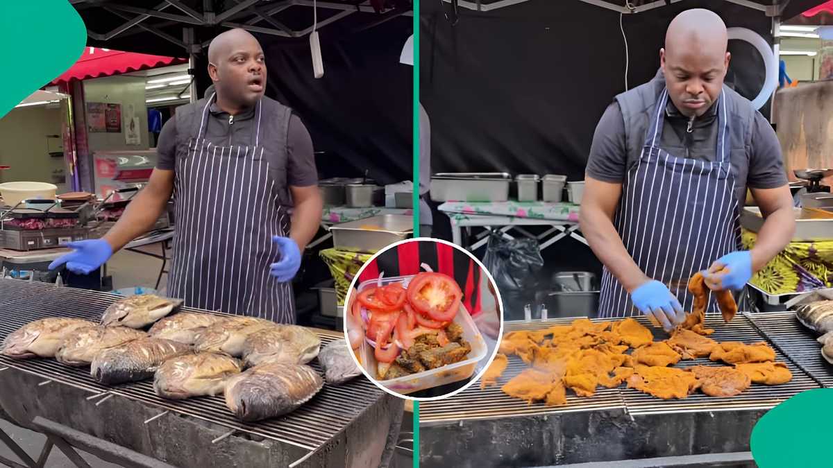 Nigerian man quits teaching job to become suya seller in London, video ...