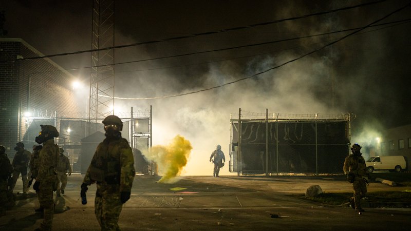 Why Audrey Richardson runs towards rubber bullets and tear gas