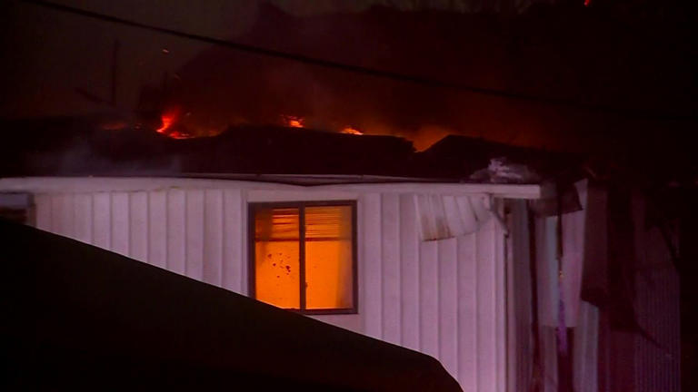 Video: Child, two adults rescued from third floor in Wyoming apartment fire