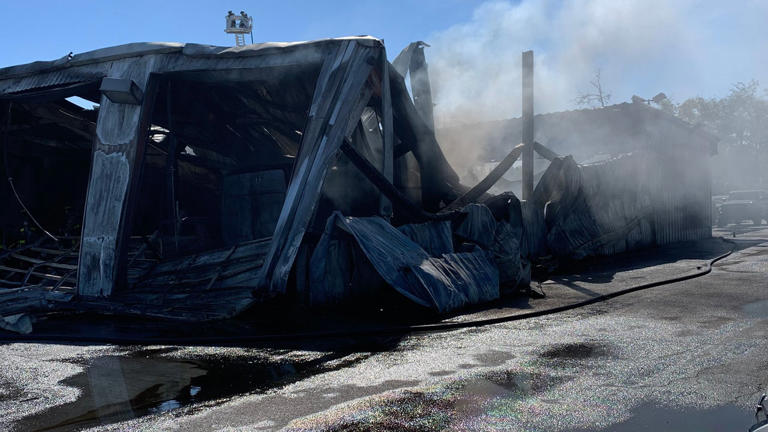 Fire rips through Ford dealership in Winter Haven