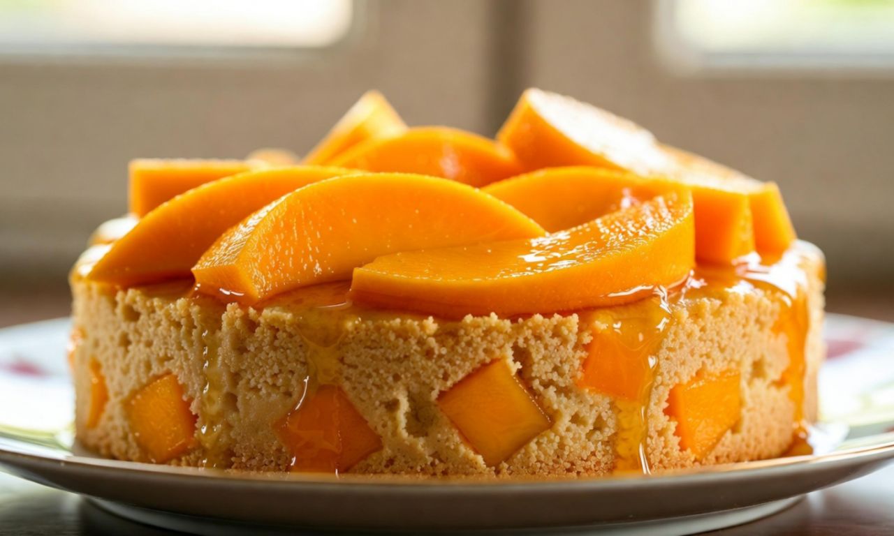 Cómo preparar pastel de mango: la receta con 4 ingredientes que te ...