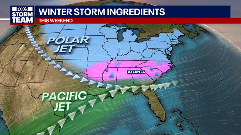 Several inches of snow, ice possible in Georgia, early models show