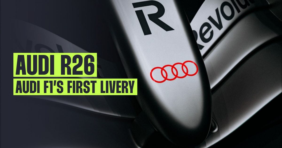 Audi reveals first ever F1 livery as R26 unveiled in Berlin launch