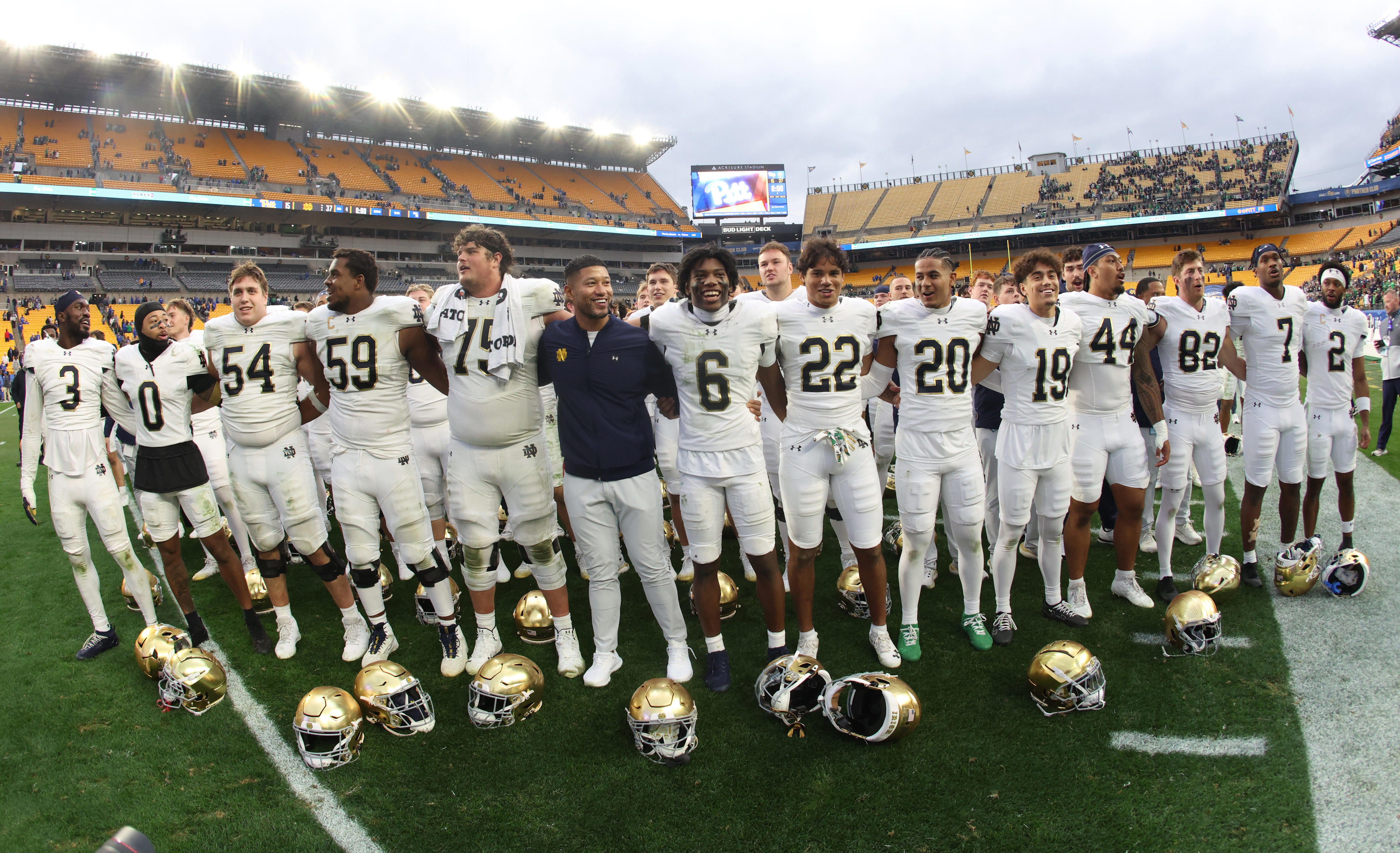 Where Notre Dame landed in the final US LBM Coaches Poll of 2025?