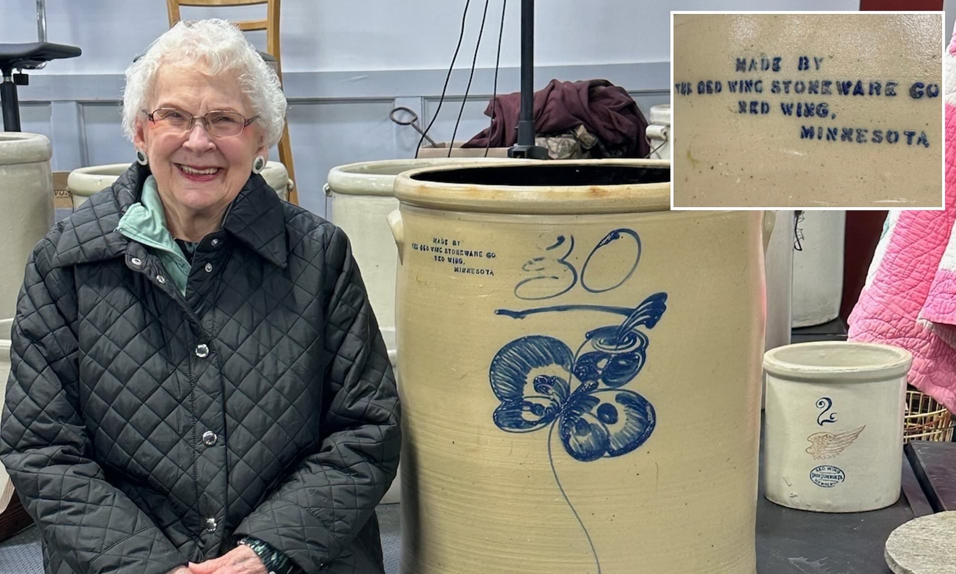 Grandma who almost sold antique pottery for $20 a garage sale rakes in ...