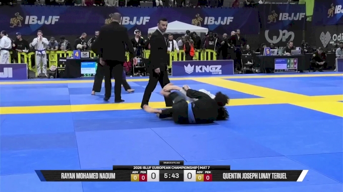 Quentin Joseph Linay Teruel vs Rayan Mohamed Naoum 2026 European Jiu ...