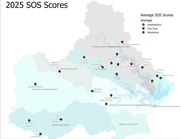 Stream monitoring results reveal drought impact at SML