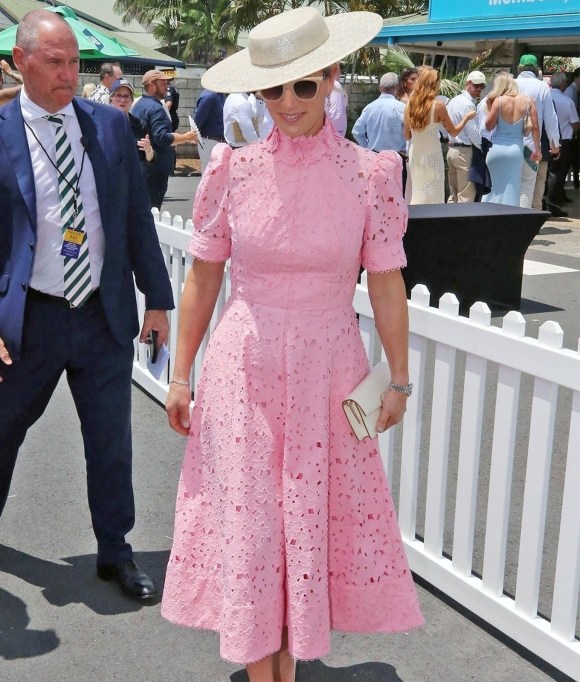 Zara Tindall channels her inner Barbie in bubblegum-pink dress