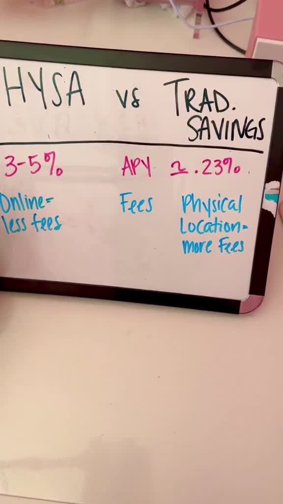 Move your emergency fund to a high yield savings account