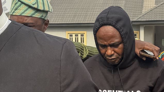 Anthony Joshua's driver looks down while facing court after tragic crash