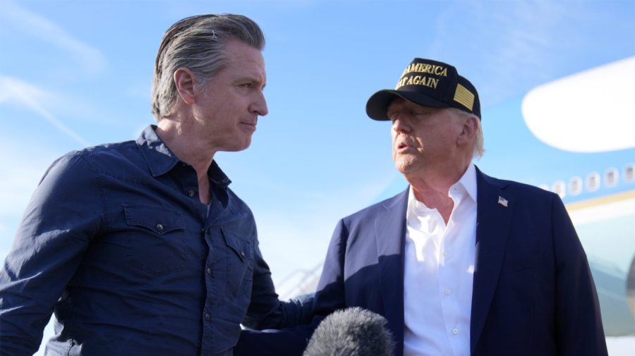 One year into Trump’s term, Gov. Newsom grades the president