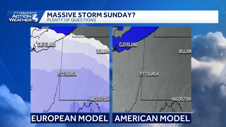 How much snow Western Pa. could get this weekend | Still too early for ...