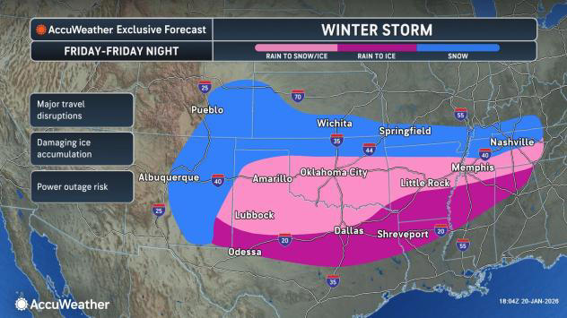Major snow, ice storm to affect more than 150 million people in ...