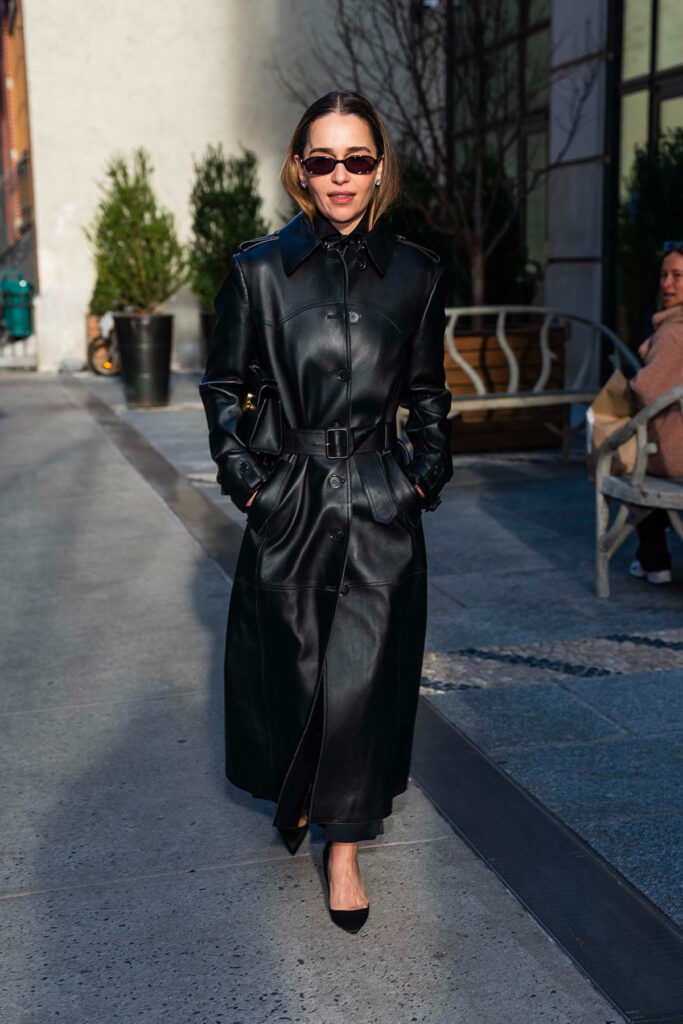 Emilia Clarke’s New York press tour style for ‘Ponies’