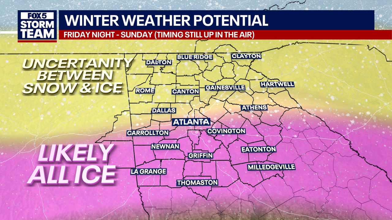 Storm alert days issued ahead of potential winter storm in North Georgia