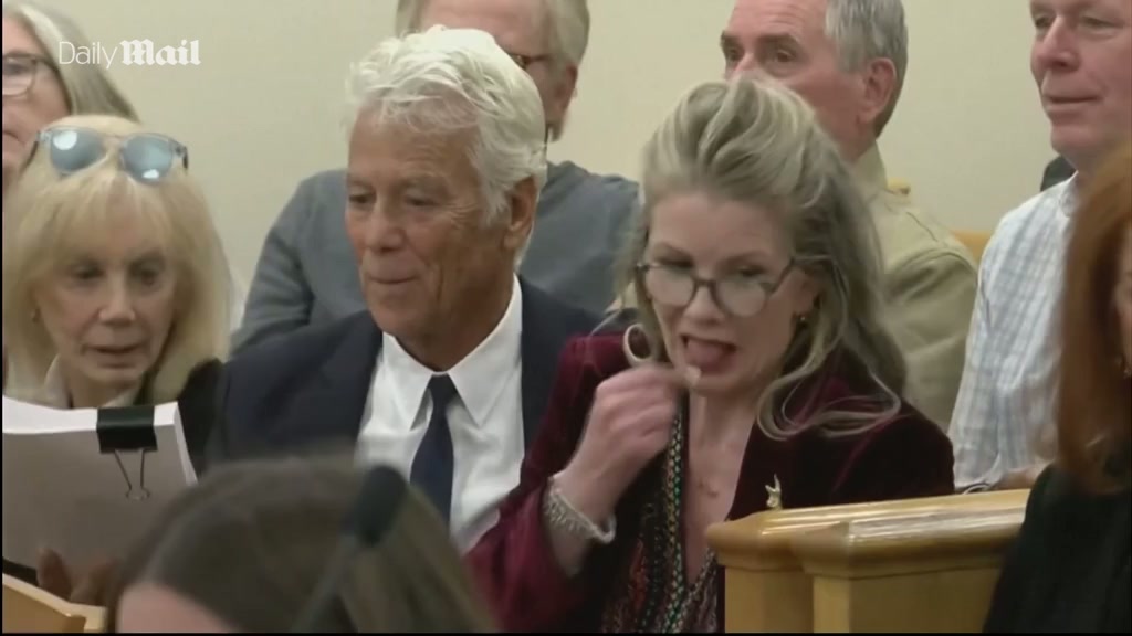 Melissa Gilbert at court for Timothy Busfield's child sex trial