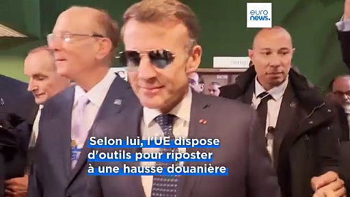 « Nous préférons le respect à l'intimidation » : à Davos, Macron aborde ...