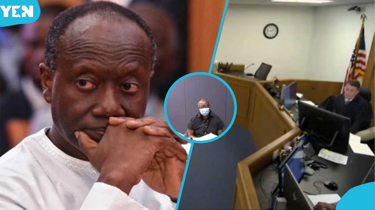 Photos of former finance minister Ken Ofori-Atta looking sad in US ...