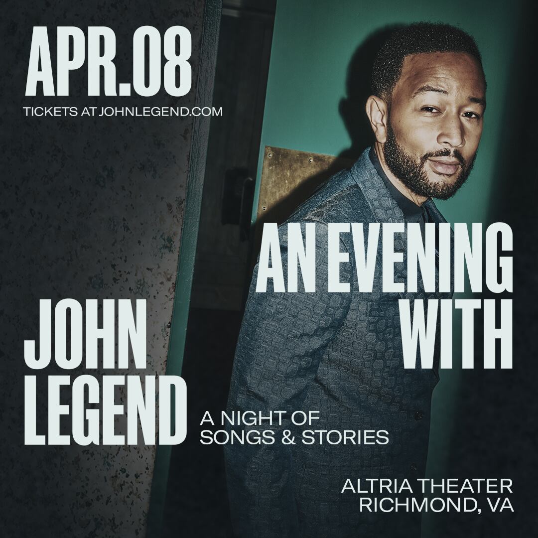 John Legend coming to Altria Theater