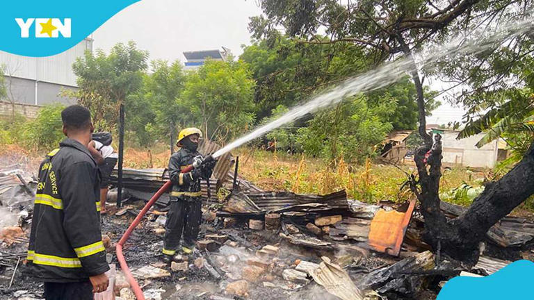 Circle fire outbreak: Man cries as fire destroys his home, video evokes ...