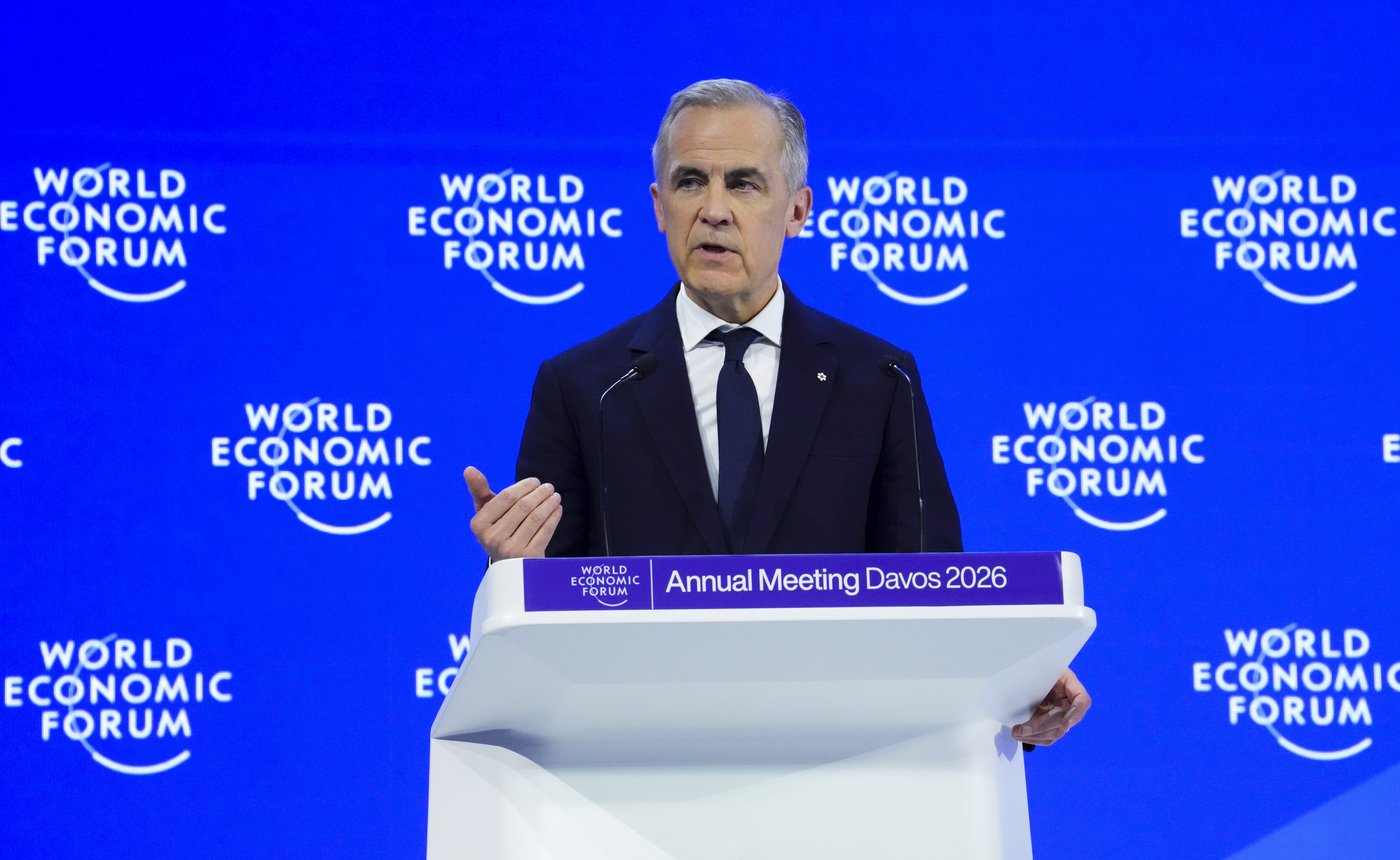 Carney calls on middle powers to band together in World Economic Forum ...