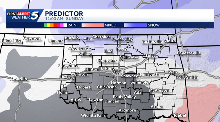 Timeline: Winter storm watch issued for most of Oklahoma ahead of ...