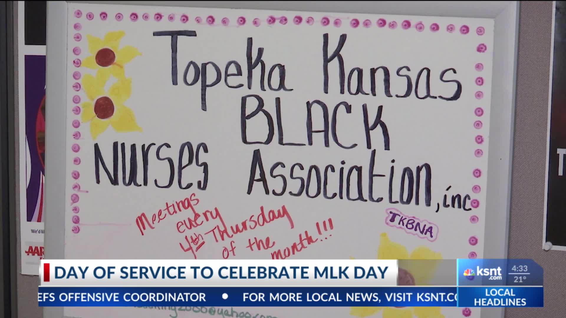 Topeka man gives back to community on MLK Day