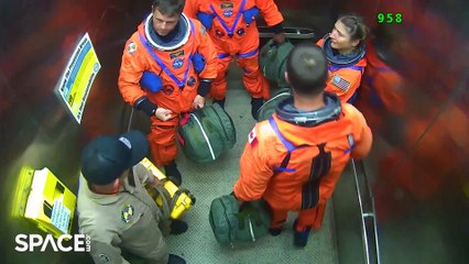 NASA's Artemis 2 astronauts tackle emergency spacecraft escape drill at ...