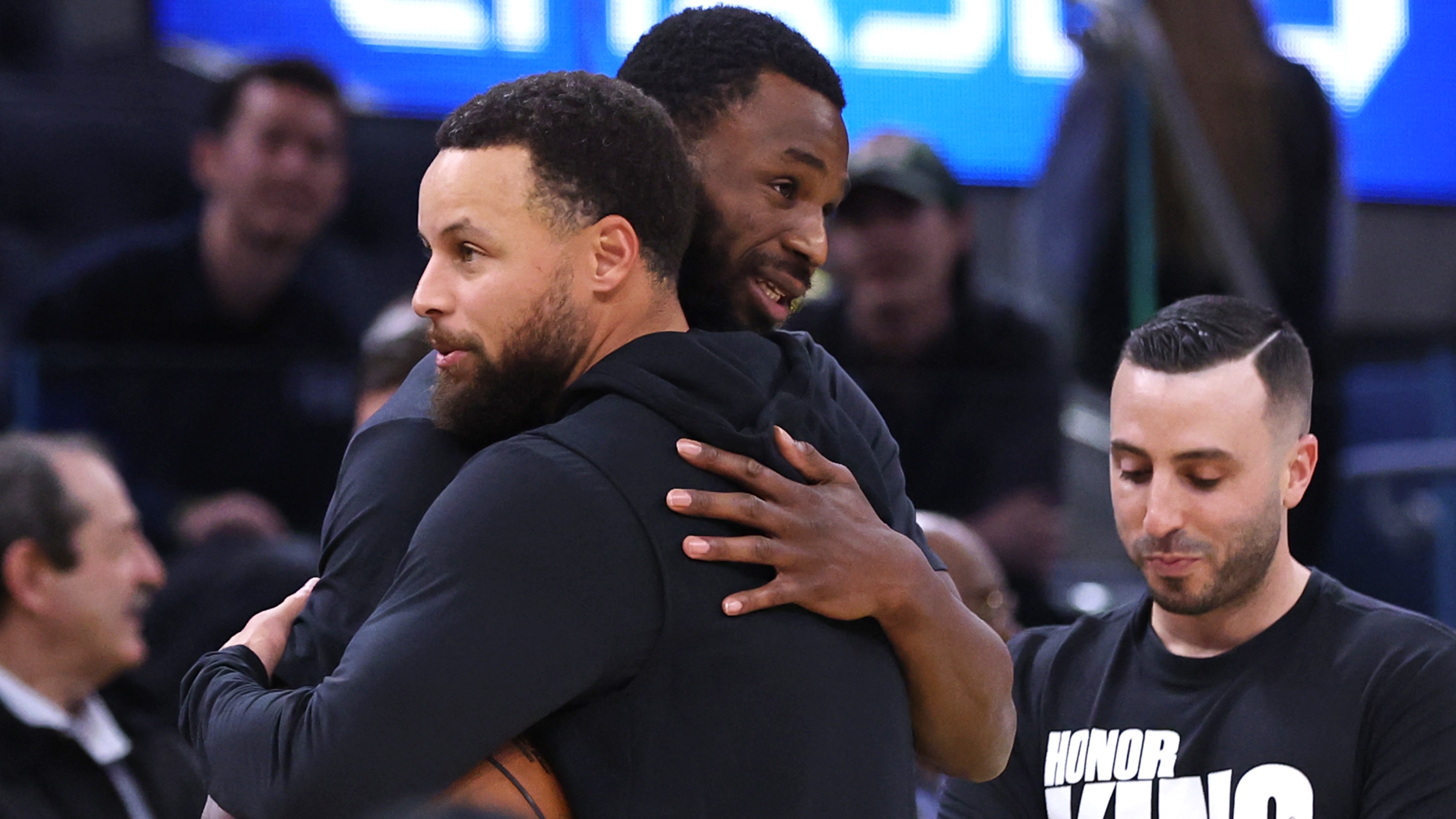 Miami Heat's Andrew Wiggins gets emotional welcome back from Warriors ...