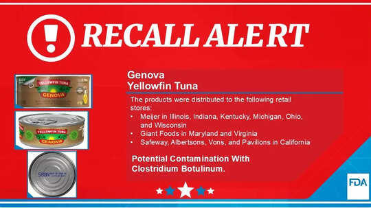 Recalled tuna alert: Full list of stores and states affected by FDA ...