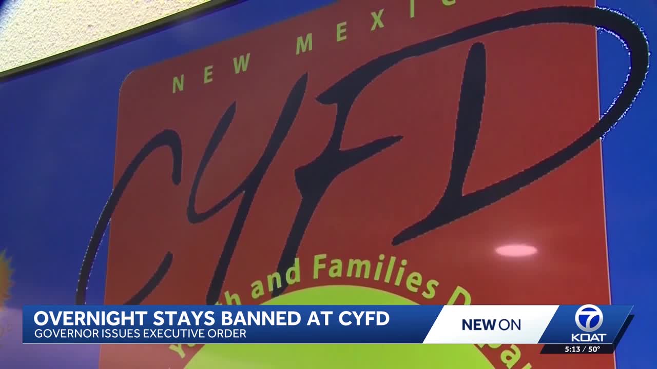 Governor Grisham's executive order ending overnight stays at CYFD