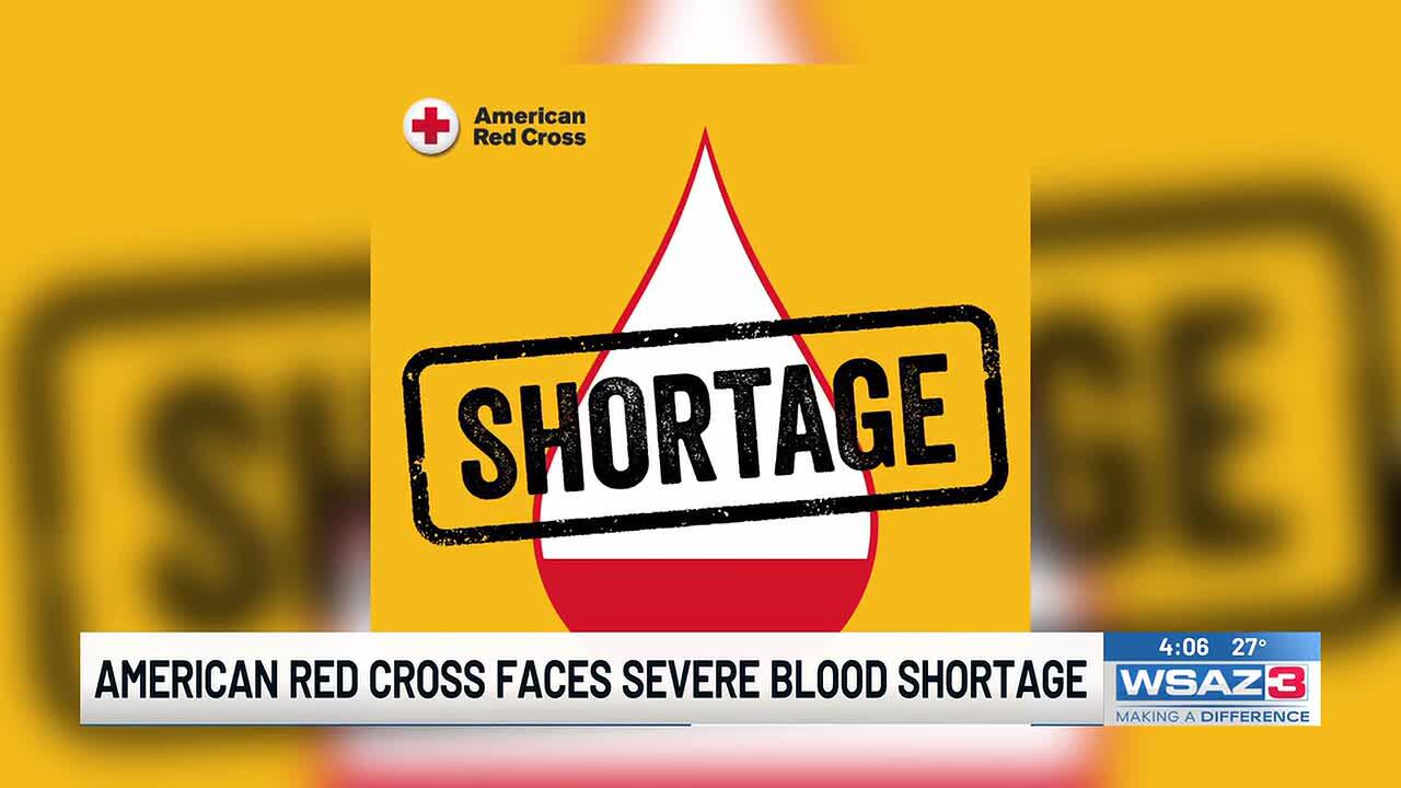 American Red Cross faces severe blood shortage