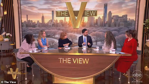 The View host Sunny Hostin openly simpers over NYC's new socialist mayor