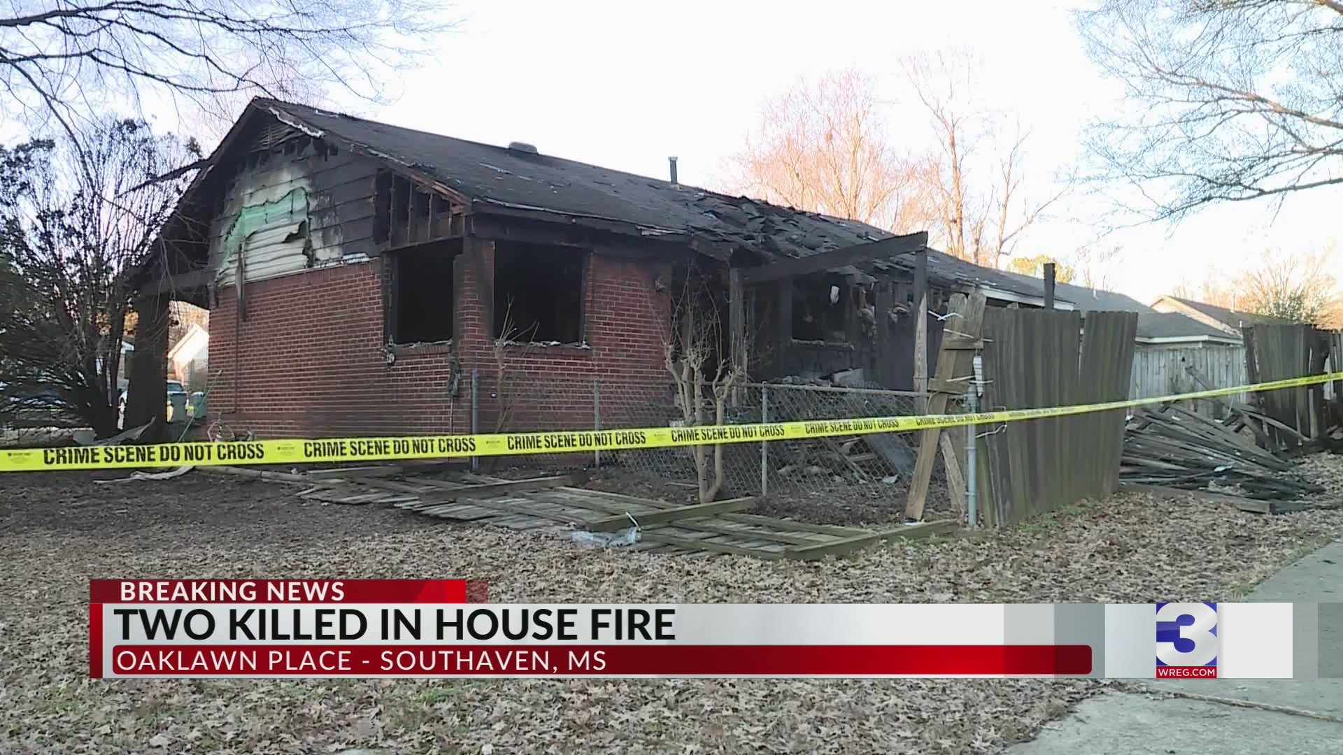 Two dead in Southaven house fire, police say