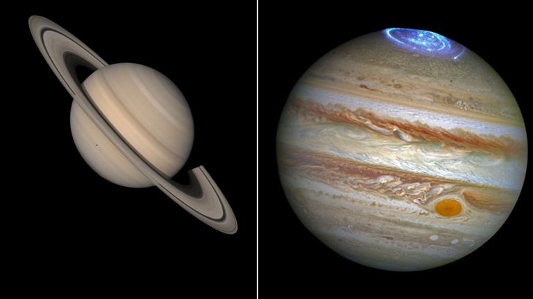 Mysterious polar weather on Jupiter and Saturn could be key to ...