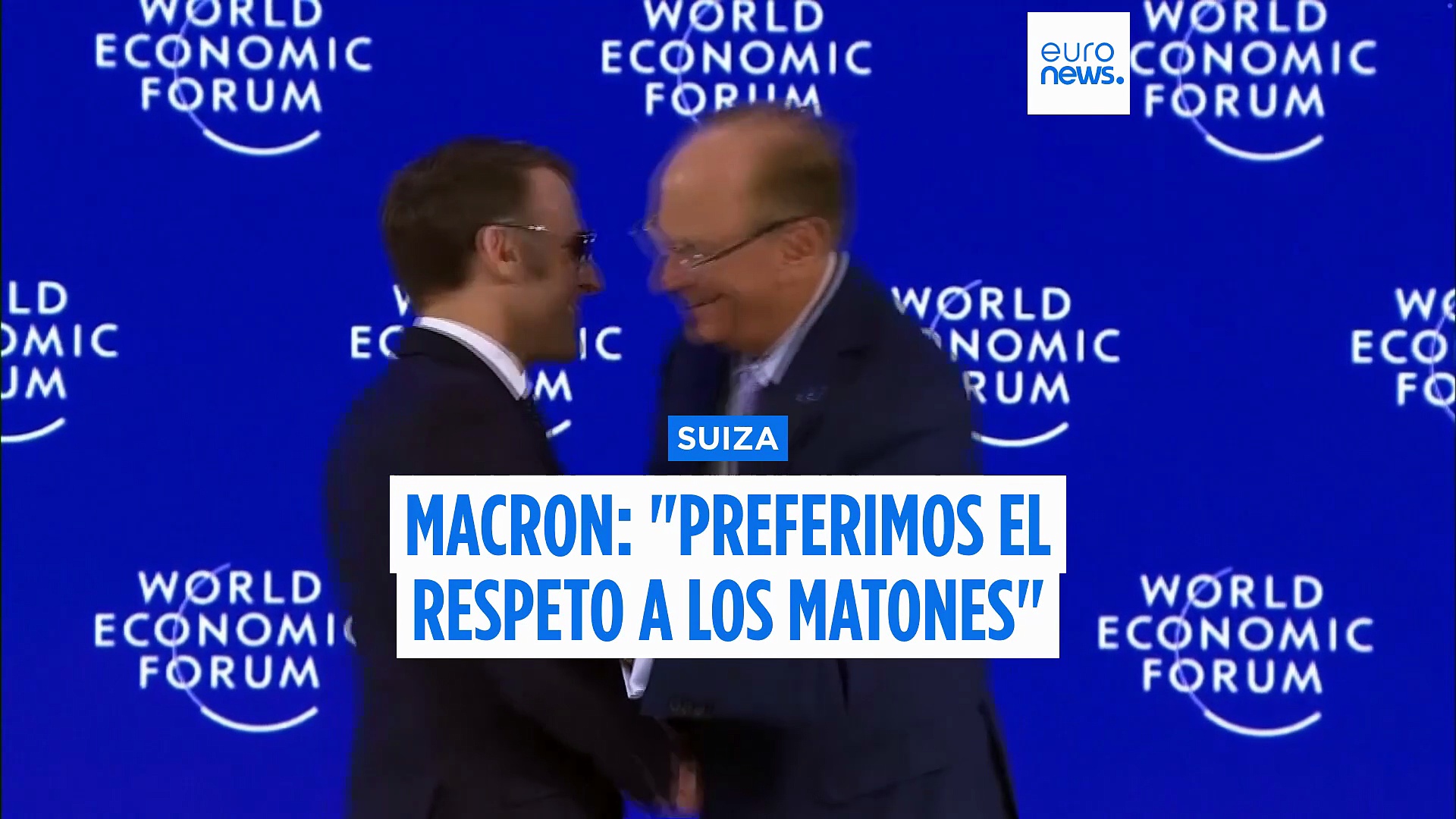 Macron señala en Davos en medio de la tensión con Trump: "Preferimos el ...