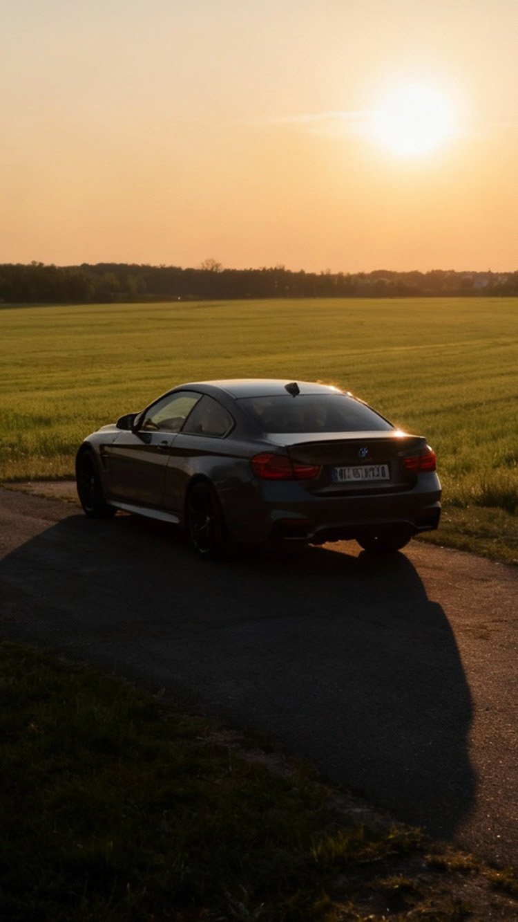 Sunset hits different in a dirty M3