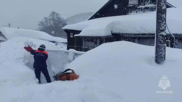 Storms blast parts of Russia after 6-foot snow buries country’s Far ...