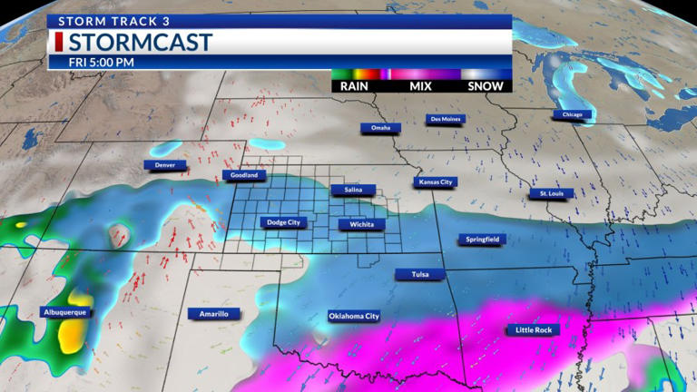 Storm Track 3 forecast: Harsh cold and snowfall Friday into the weekend