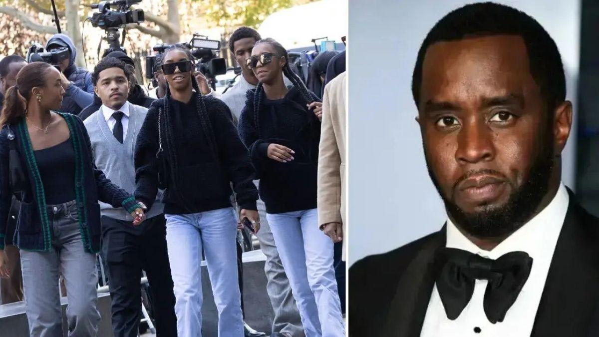 Sean 'Diddy' Combs' twins Jessie and D'Lila bond with little sister ...