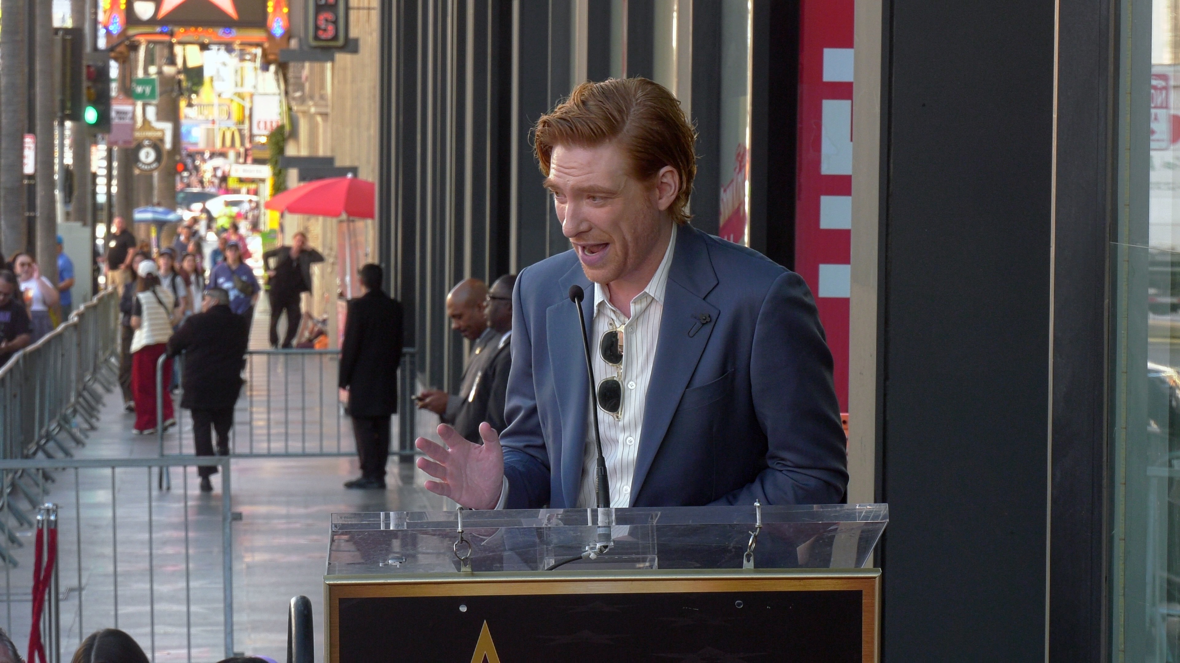 Domhnall Gleeson's full speech at Rachel McAdams' Hollywood Walk of ...