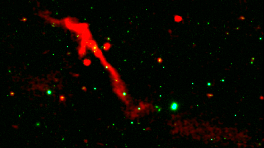 Like watching a cosmic volcano erupt: Scientists see monster black hole ...