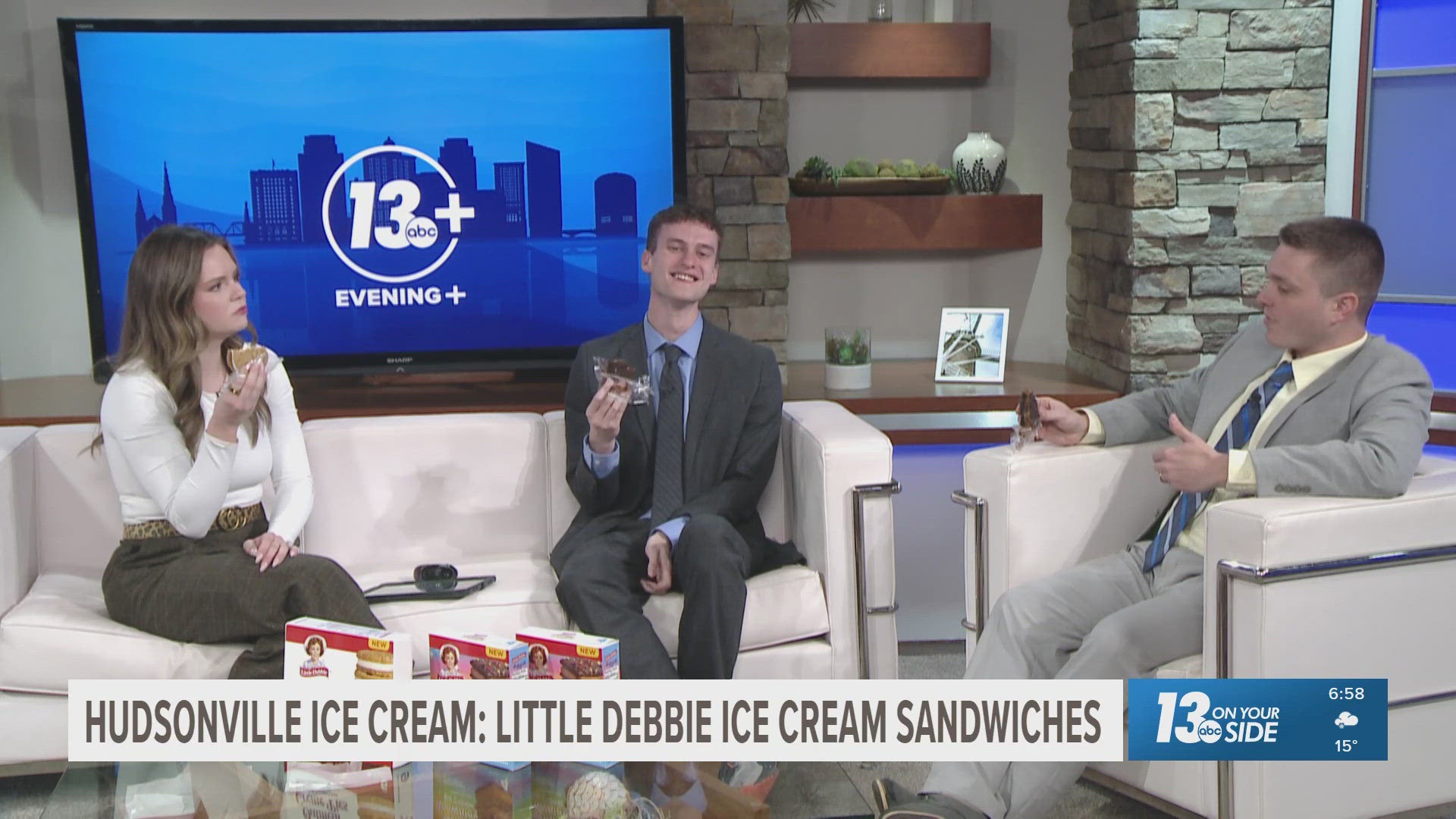 Our Evening+ crew taste tests new Little Debbie ice cream sandwiches
