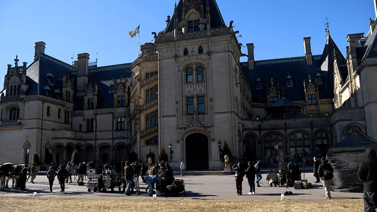 Hallmark returns to Biltmore Estate to film new time-travel Christmas movie