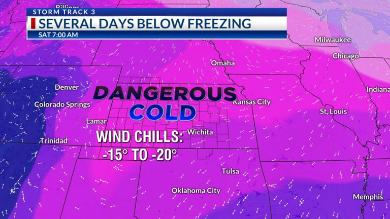 Storm Track 3 forecast: Harsh cold and snowfall Friday into the weekend