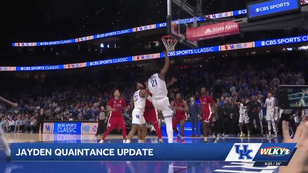 Mark Pope gives update on Jayden Quaintance's status